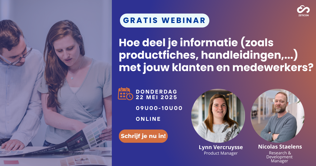 Webinar: Hoe deel je productinformatie met jouw klanten en… | Zeticon